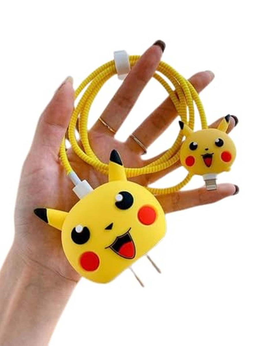 Pikachu - iPhone Charger Case and Cable Protector – Household